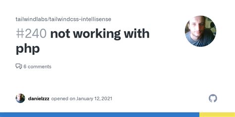 Not Working With Php · Issue 240 · Tailwindlabstailwindcss