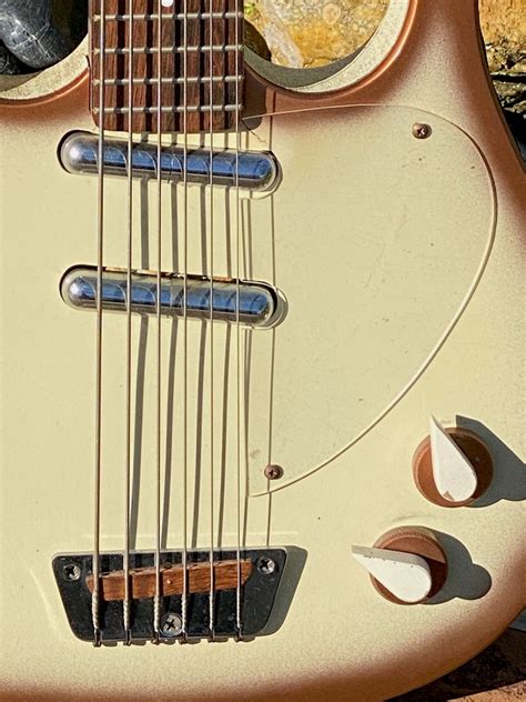 Danelectro Longhorn 6 String Bass 1959 Copper Burst Bass For Sale