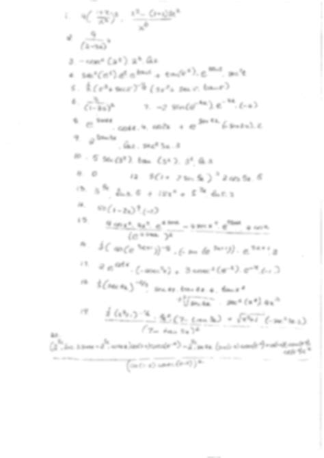 SOLUTION Differentiation Worksheet Studypool