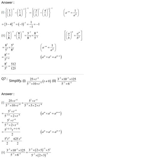Ncert Solutions For Class 8 Maths Chapter 12 Exponents And Powers Artofit