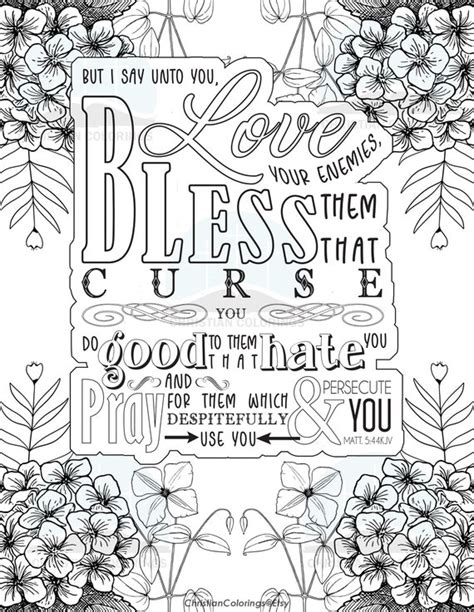 Kjv Bible Verse Coloring Pages [2025]