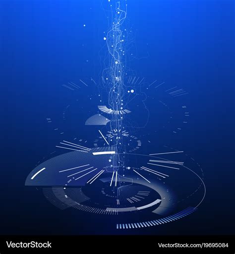 Abstract Tech Design Background Royalty Free Vector Image