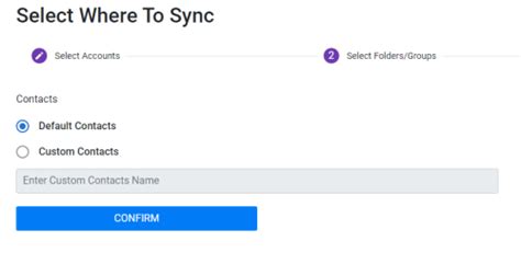 Share Setup Folder Selection