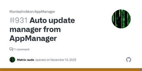 Auto Update Manager From AppManager Issue MuntashirAkon AppManager GitHub
