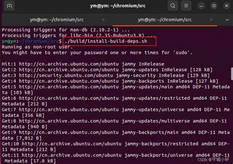 chromium 134 编译指南 ubuntu篇：依赖同步与hooks配置（六） ubuntu chromium csdn博客