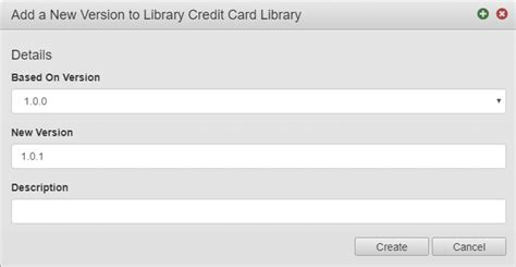 Create A Library Version