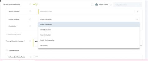 appdome how to apply certificate pinning to specific domains in ios