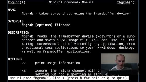 screenshot the linux framebuffer youtube