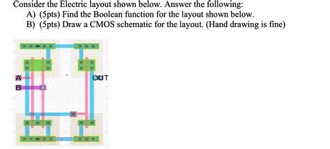 Solved Consider The Electric Layout Shown Below Answer The