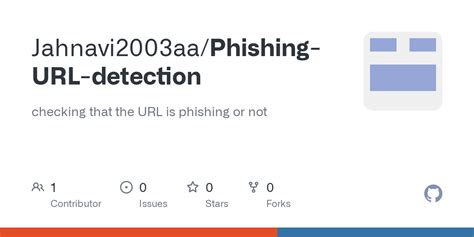 GitHub Jahnavi Aa Phishing Detection Checking That The Is Phishing Or Not