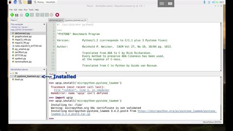 Install Micropython Ported Packages Using Upip With Network Connection On Esp32 C3 Youtube