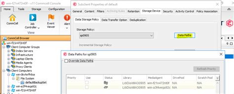 Where To Config Preferred Setting In The Select Mount Path For MediaAgent According To The