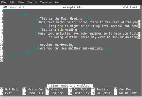 why does vim open everything in one line r linux4noobs