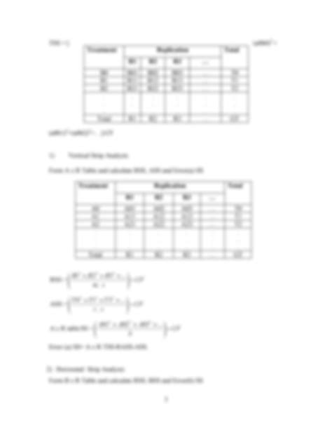 Solution Strip Plot Design Layout Anova Table Studypool