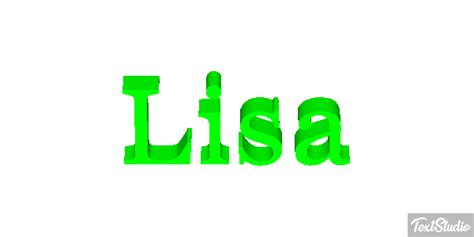 Lisa Name Animated  Logo Designs