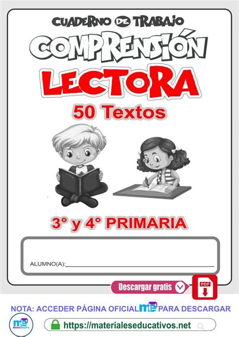 Cuaderno de 35 Ejercicios de Comprensión Lectora 3° y 4° Básico - pdf ...