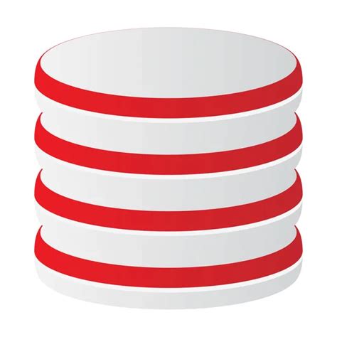 Tower Hdd Cylinder Rack Icon Mainframe Server Symbol Stock Vector By