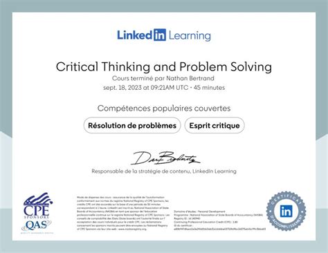 Nathan Bertrand On Linkedin Certificate Of Completion