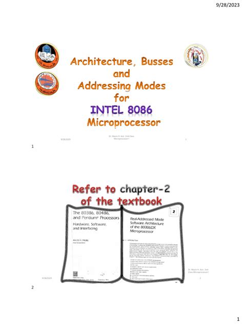 Micro 3 Architecture Buses And Addressing Modes 2 10 2023 Pdf