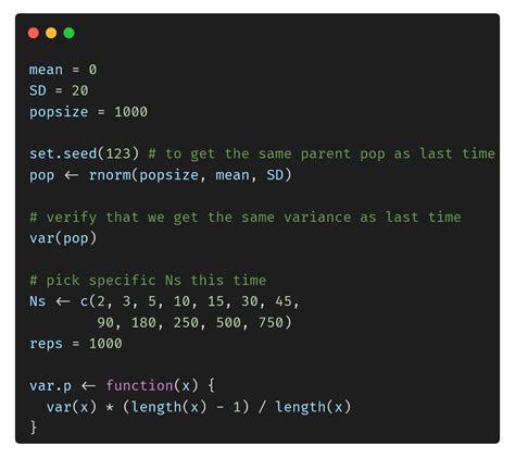 Sample Variance At Small Sample Sizes Ii Distributions