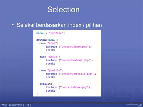 Web Programming Bagian 2 Ppt