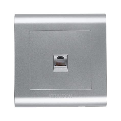 Modular Silver Cat 6 Data Socket Outlet Darazlk