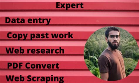 do data entry copy paste pdf convert web research web scraping by