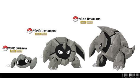042 043 044 Rock Fakemon By Leafyheart On Deviantart