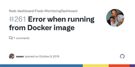Error When Running From Docker Image Issue Flask Dashboard Flask MonitoringDashboard