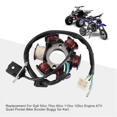 110 Stator Goofit 2 Coil Magneto Stator For 50cc 70cc 90cc 110cc 125cc