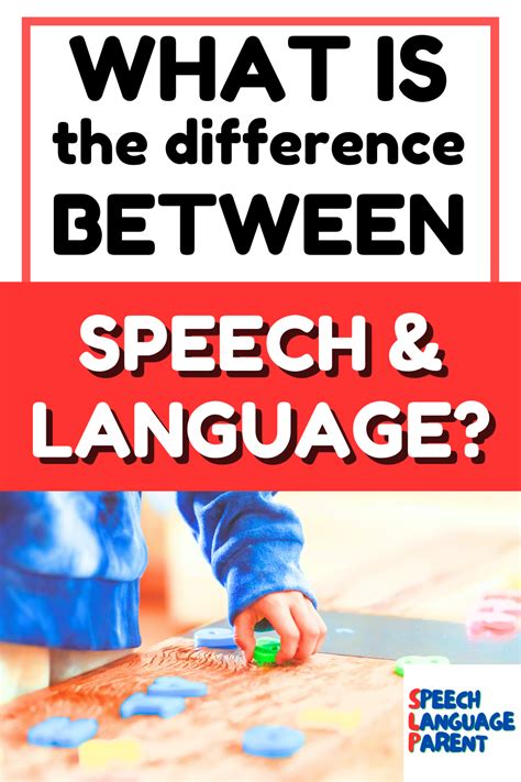 What Is The Difference Between Speech And Language Parent Guide Artofit