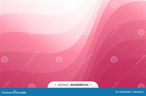 Abstract Wavy Background With Curves Lines Concept Of Cover With Dynamic Effect Stock Vector