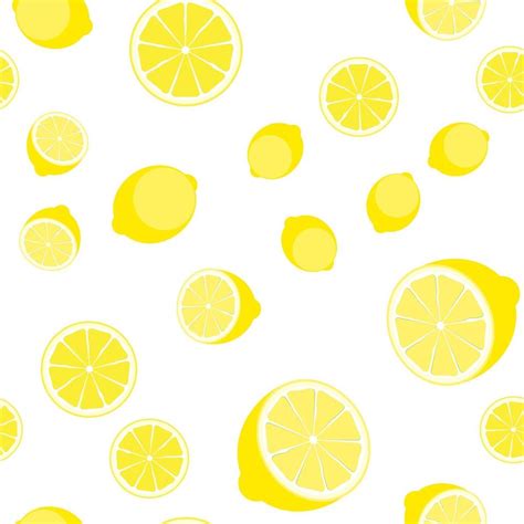 Abstract Lemon Seamless Pattern Background Vector Illustration Vector Art At Vecteezy