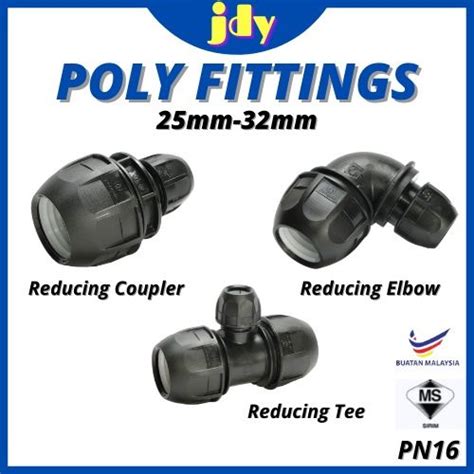 Hdpe Poly Fitting Poly Pipe Connector Reducing Coupler Reducing Elbow