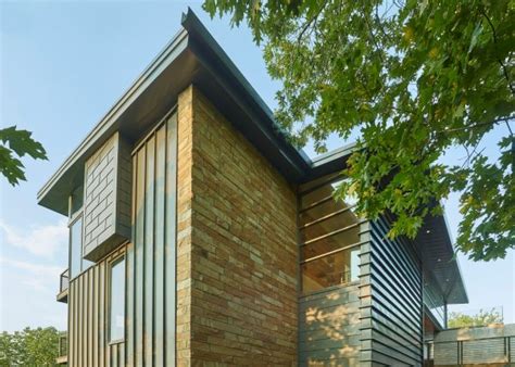 Wesley Walls Embeds Multi Level Home Into Forested Arkansas Hillside