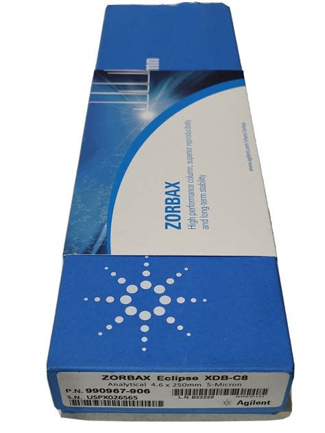 Agilent Zorbax Eclipse Xdb C8 Analytical 46 X 250 Mm 5 Micron Hplc