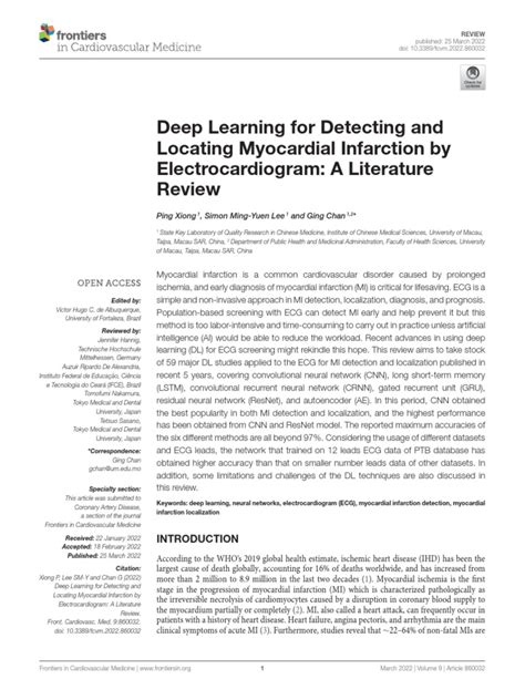 Deep Learning For Detecting And Locating Myocardial Infarction By