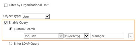 How To Sync Specific Users From Active Directory To A Sharepoint List Using Query Filter