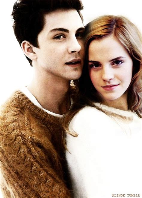 Logan Lerman And Emma Watson Kissing Scene