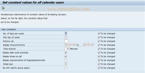 Ssca Sap Tcode Appointment Calendar Administration