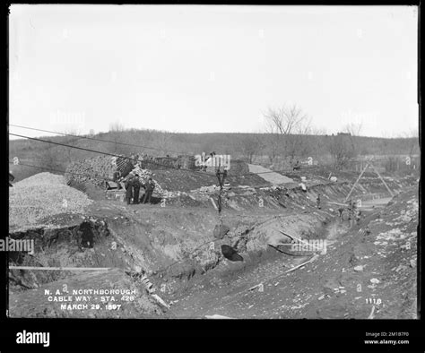 Wachusett Aqueduct Cableway And Piles Of Bricks Section 10 Station