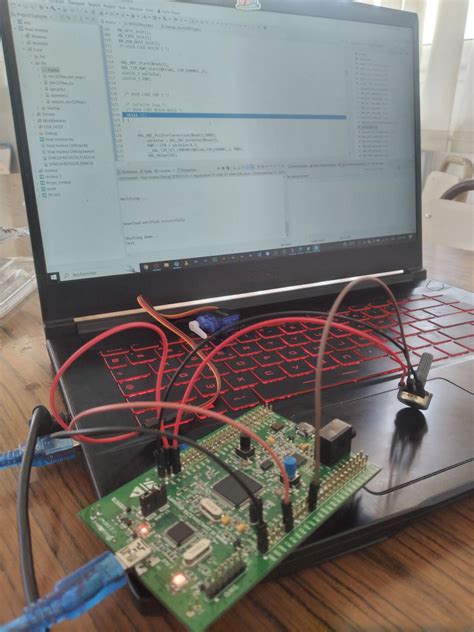 Rayen Ayari On Linkedin Stm32 Servomotor Potentiometer