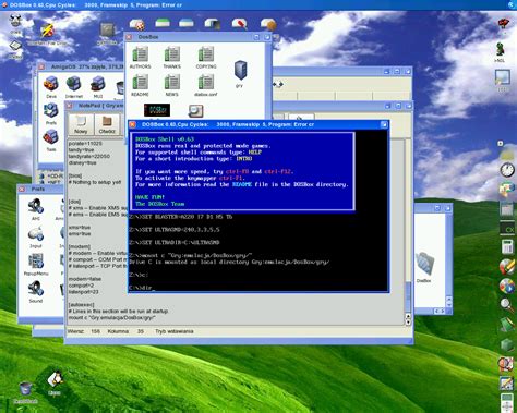 Dosbox Ms Dos Pod Kontrolą Amigaos