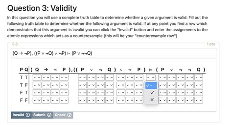 question 3 validity in this question you will use a