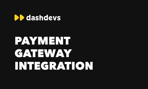 Payment Gateway Services Dashdevs