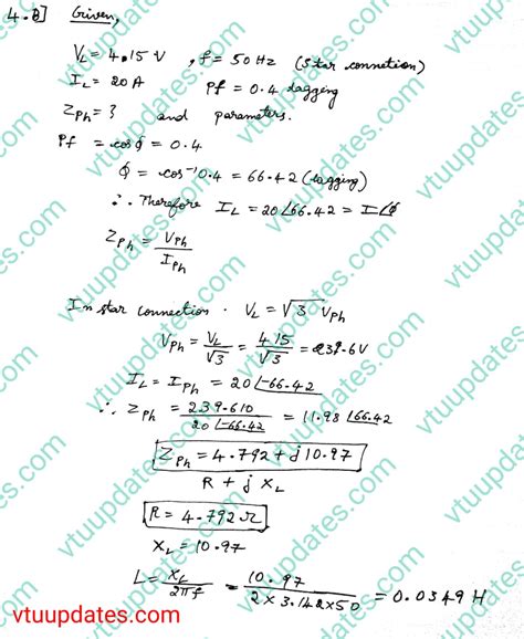 When Three Phase Balanced Impedances Are Connected In Star Across A