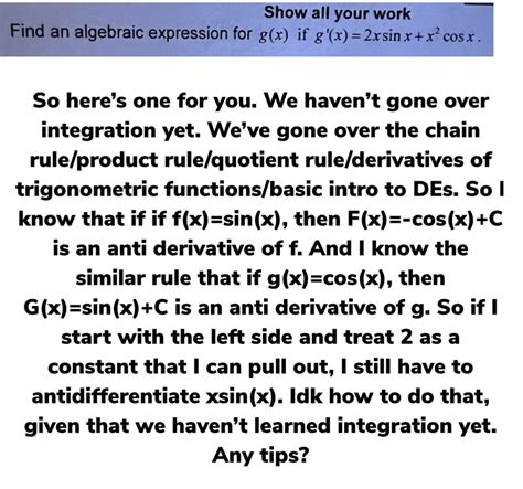 Plz Help I Know Im Making This Too Complicated Rcalculus