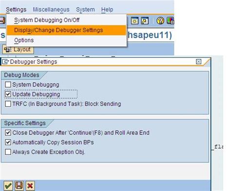 Solved New Debugger Not Activated Problem After Running Sap