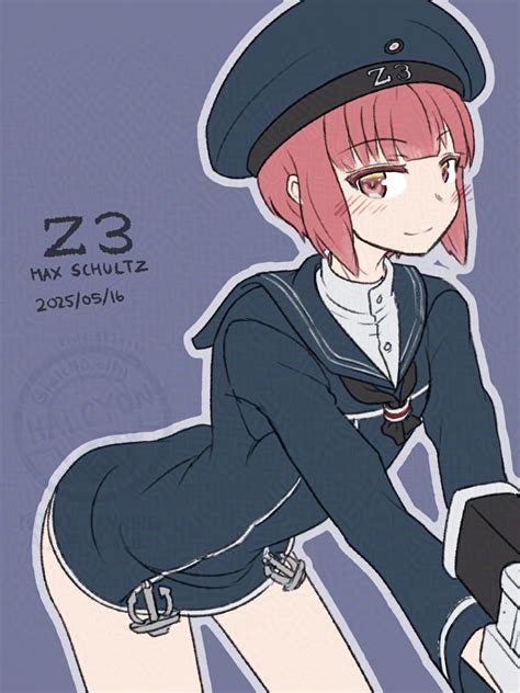 Halcyon Halcyon90 Z3 Max Schultz Kancolle Kantai Collection Highres 1girl Anchor