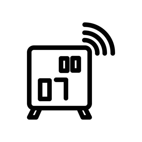 Clock Icon Time Alarm Digital Clock Vector Design Illustrations That Are Suitable For Use As
